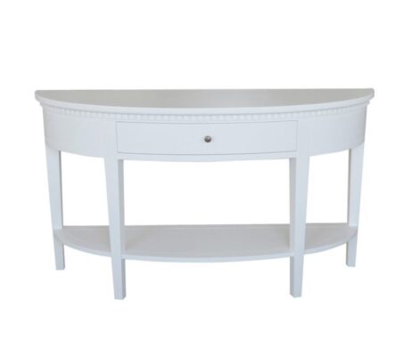 Breton Curved Console White | Rococo Decor
