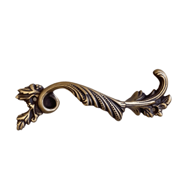 Fancy Swirl Pull Cabinet Handle | Rococo Decor