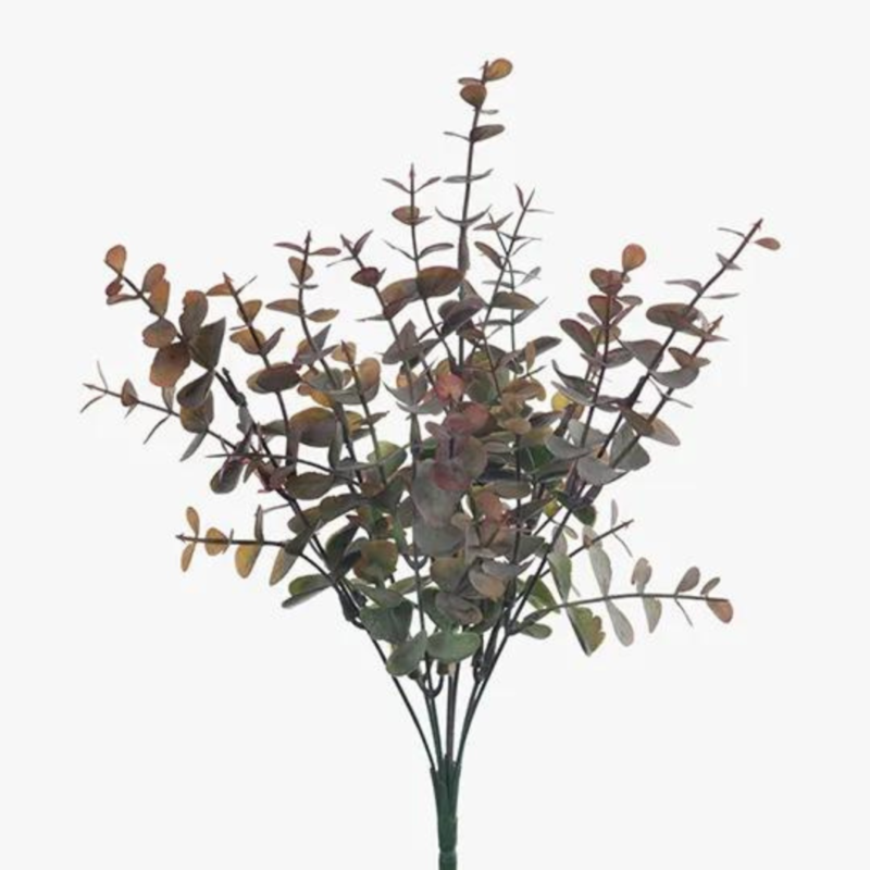 Real Touch Faux Eucalyptus Bush Stem | Rococo Decor